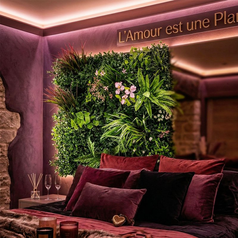Mur Végétal Artificiel Love Room : Décoration Intérieure Et Extérieure